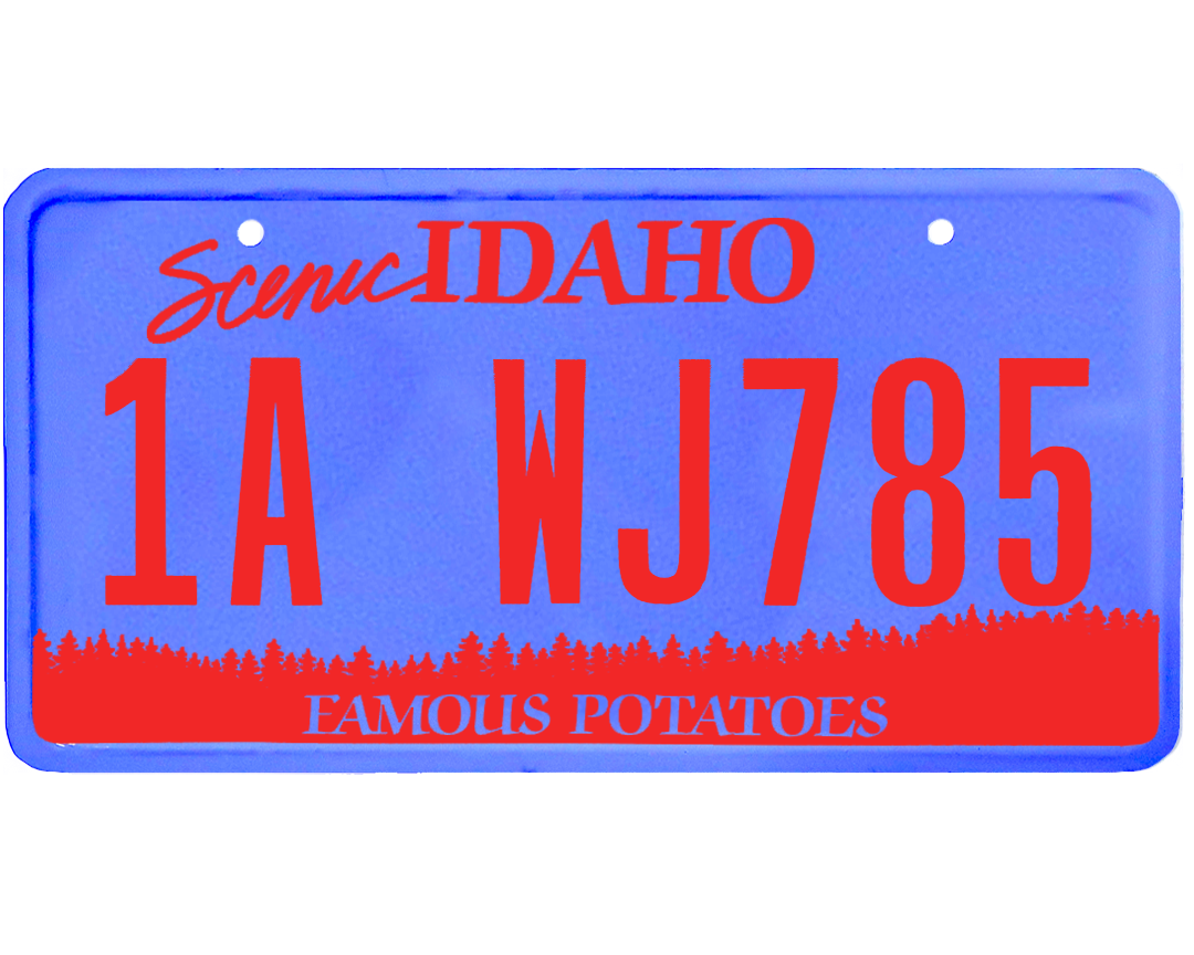 Idaho License Plate Wrap Kit – PlateWraps