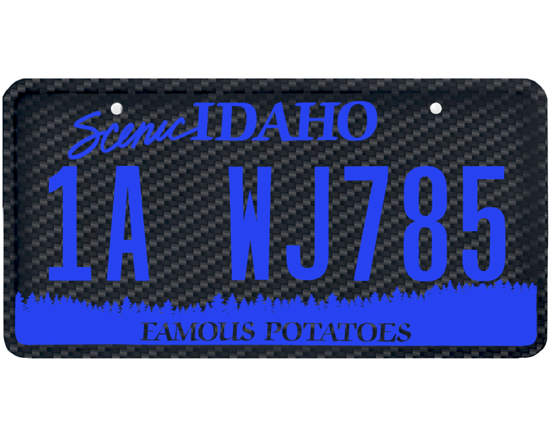 Idaho License Plate Wrap Kit – PlateWraps