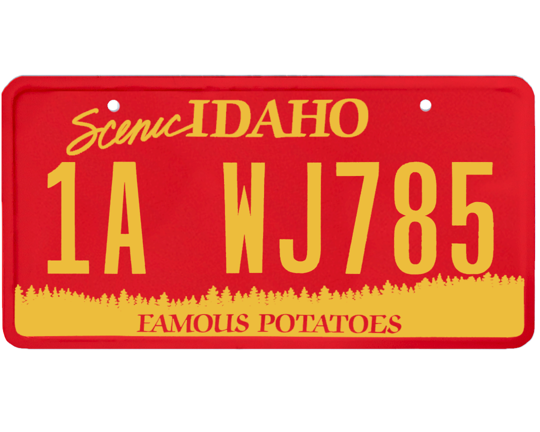 Idaho License Plate Wrap Kit – PlateWraps