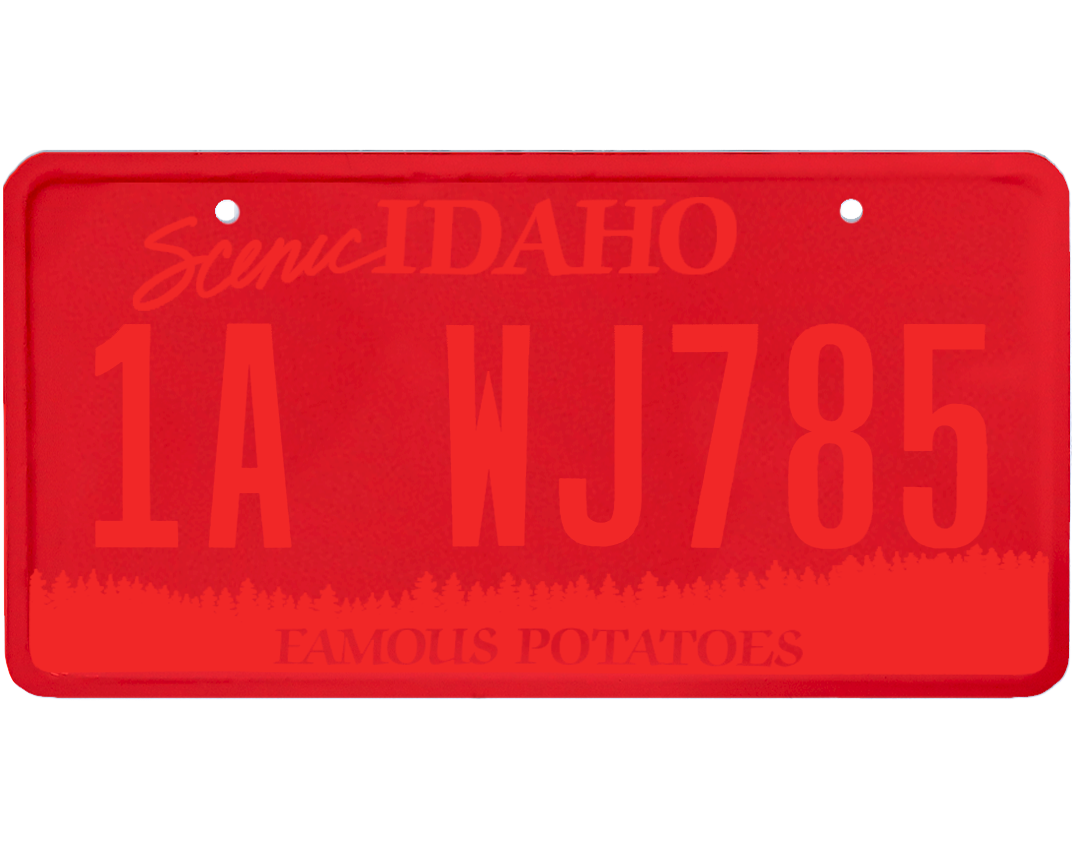 Idaho License Plate Wrap Kit – PlateWraps