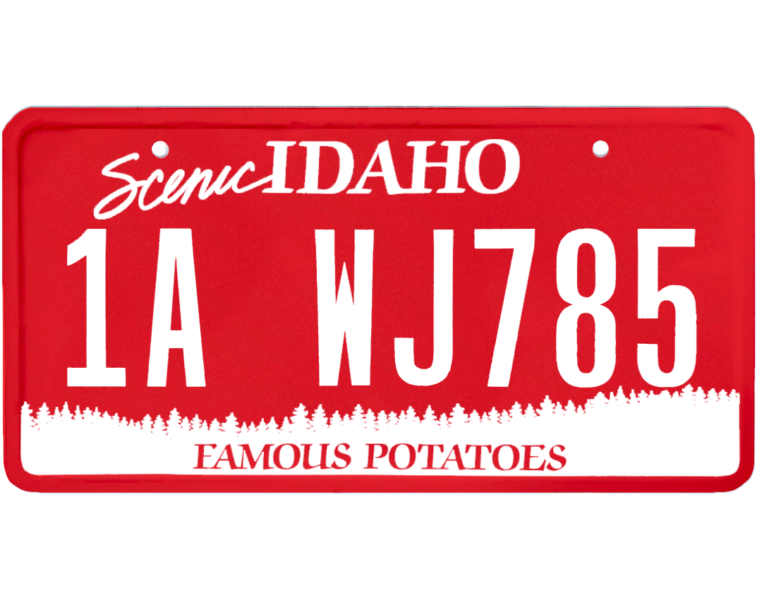 Idaho License Plate Wrap Kit – PlateWraps