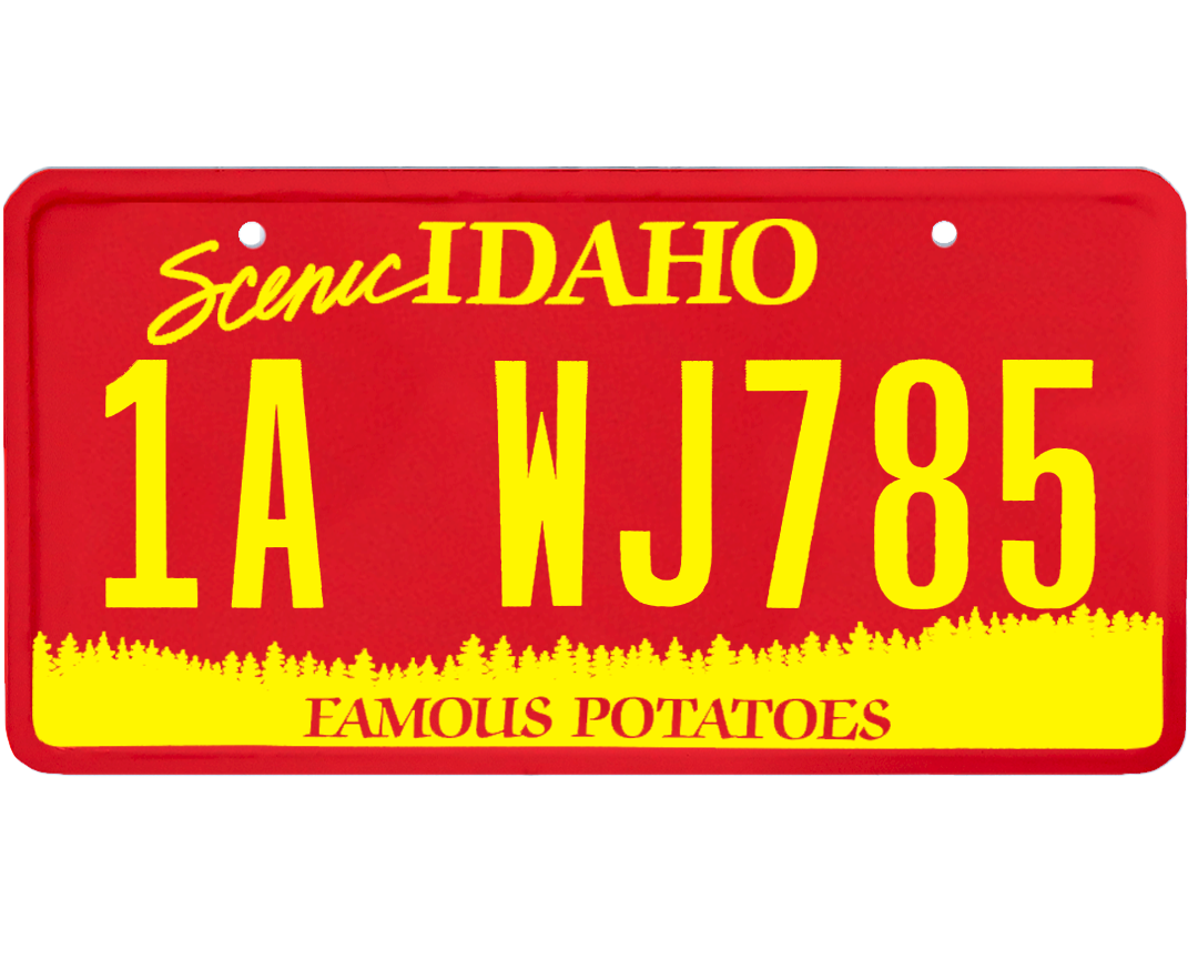 Idaho License Plate Wrap Kit – PlateWraps