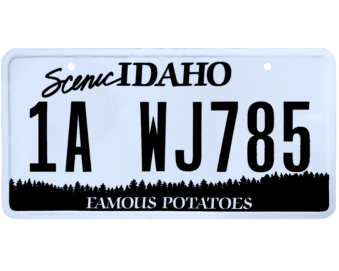 Idaho License Plate Wrap Kit – PlateWraps