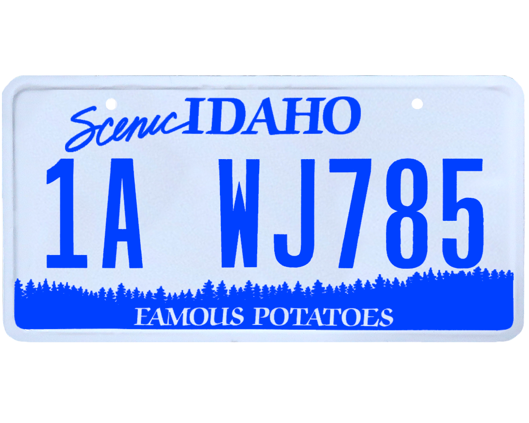 Idaho License Plate Wrap Kit – PlateWraps