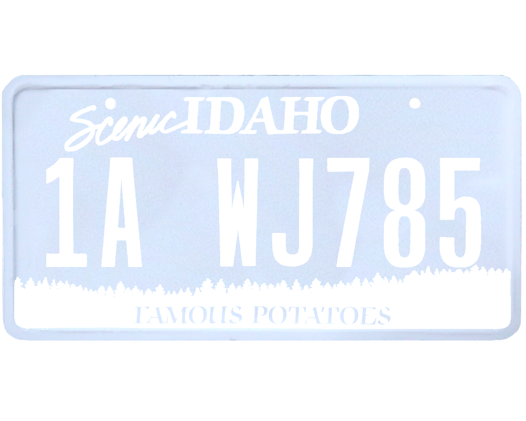 Idaho License Plate Wrap Kit – PlateWraps