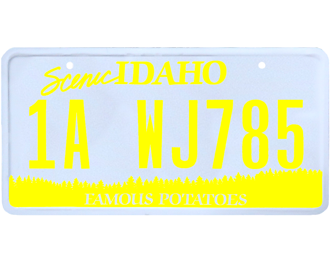 Idaho License Plate Wrap Kit – PlateWraps