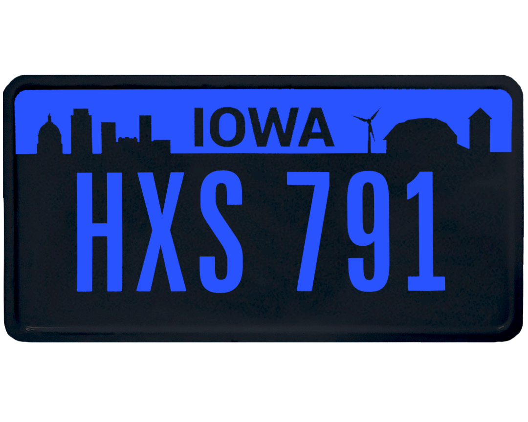 Iowa License Plate Wrap Kit – PlateWraps