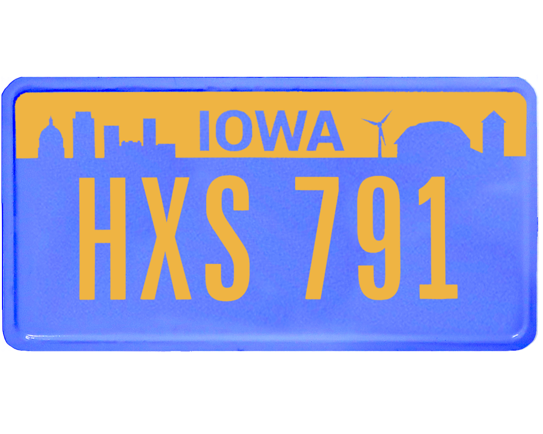 Iowa License Plate Wrap Kit – PlateWraps