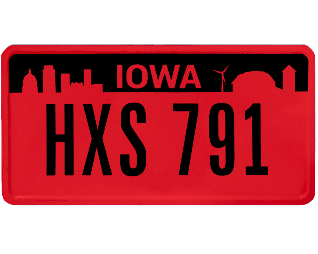 Iowa License Plate Wrap Kit – PlateWraps