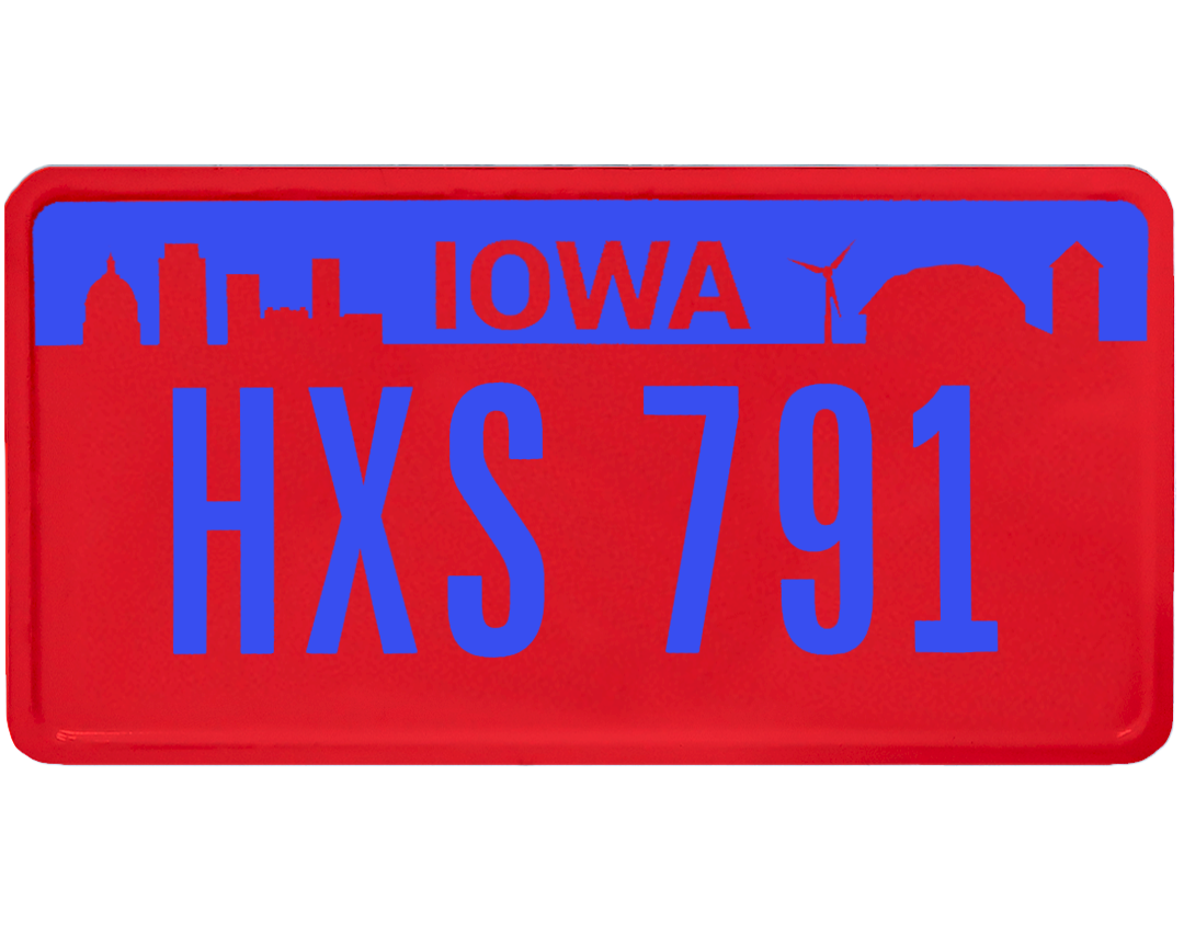 Iowa License Plate Wrap Kit – PlateWraps