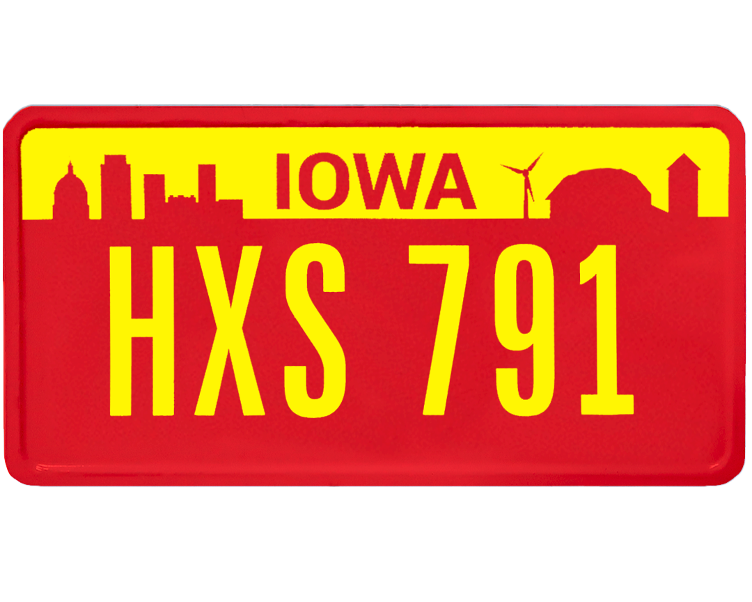 Iowa License Plate Wrap Kit – PlateWraps