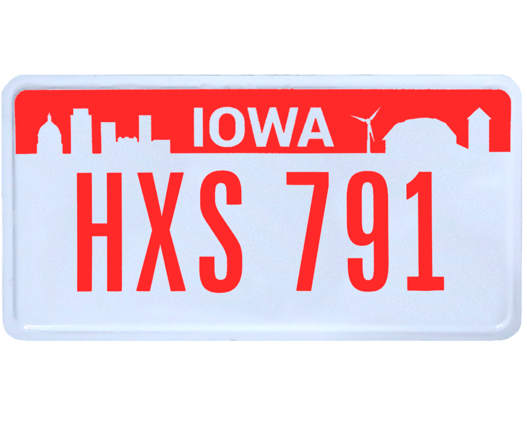 Iowa License Plate Wrap Kit – PlateWraps