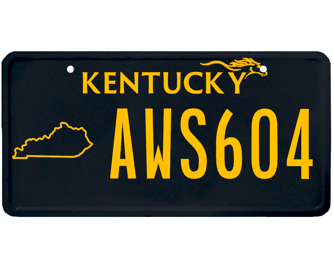Kentucky License Plate Wrap Kit – PlateWraps