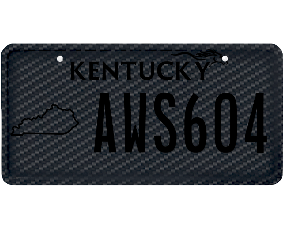 Kentucky License Plate Wrap Kit – PlateWraps