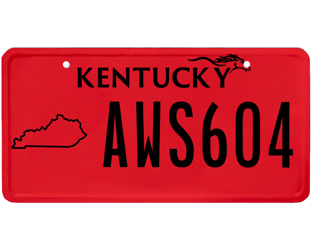 Kentucky License Plate Wrap Kit – PlateWraps
