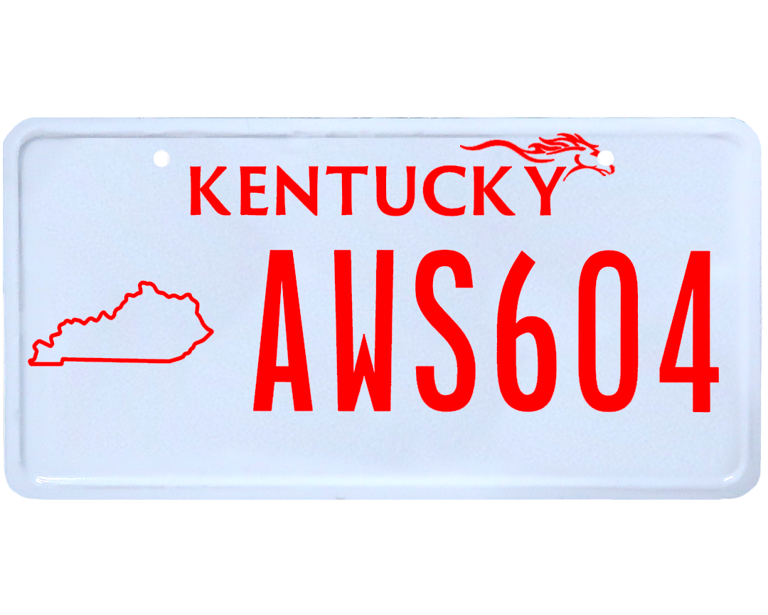 Kentucky License Plate Wrap Kit – PlateWraps