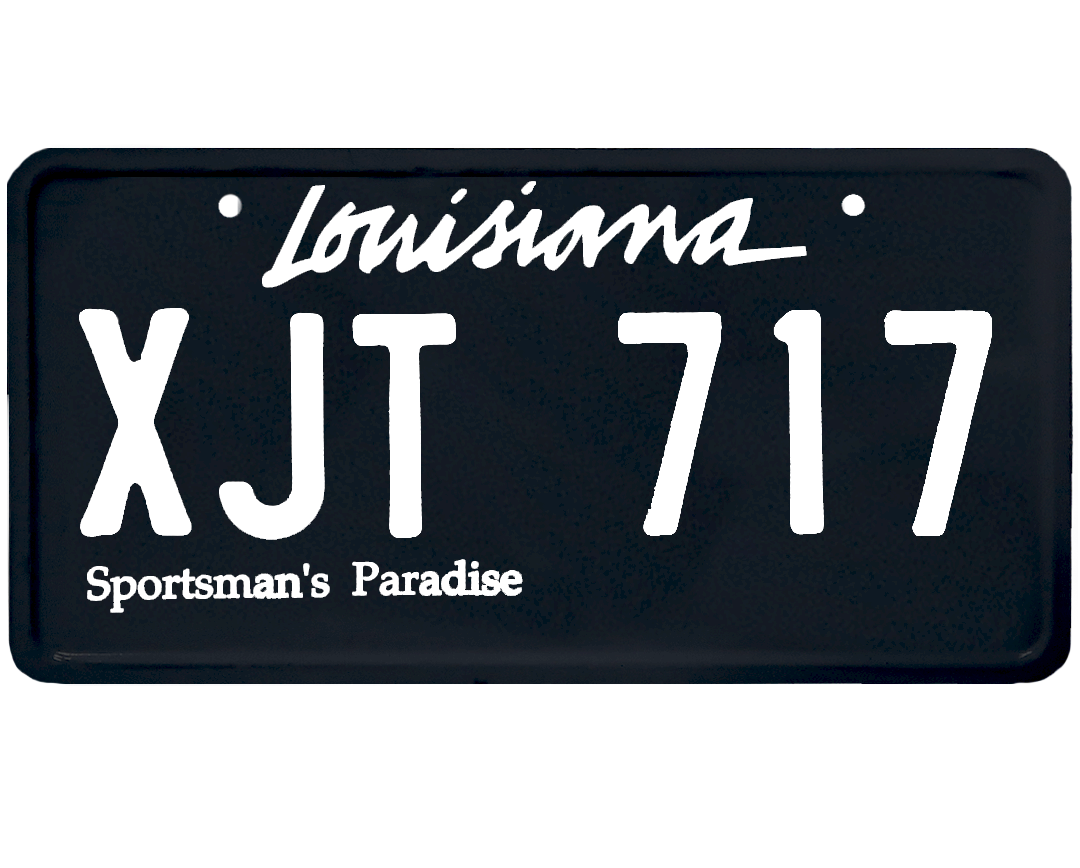 Louisiana License Plate Wrap Kit – PlateWraps