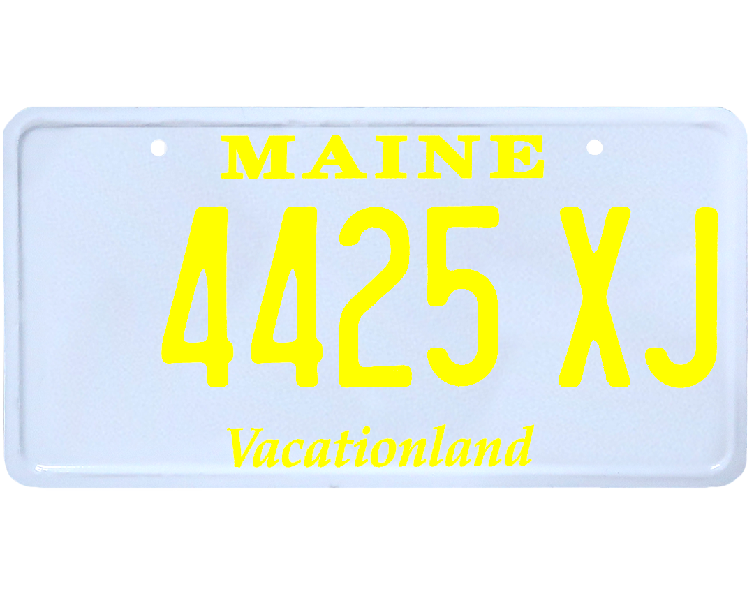 Maine License Plate Wrap Kit – PlateWraps
