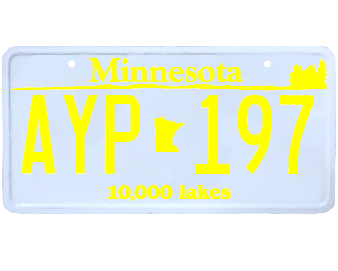 Minnesota License Plate Wrap Kit – PlateWraps