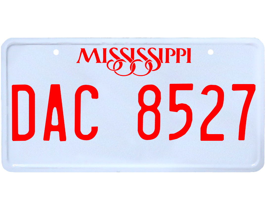 Mississippi License Plate Wrap Kit – PlateWraps