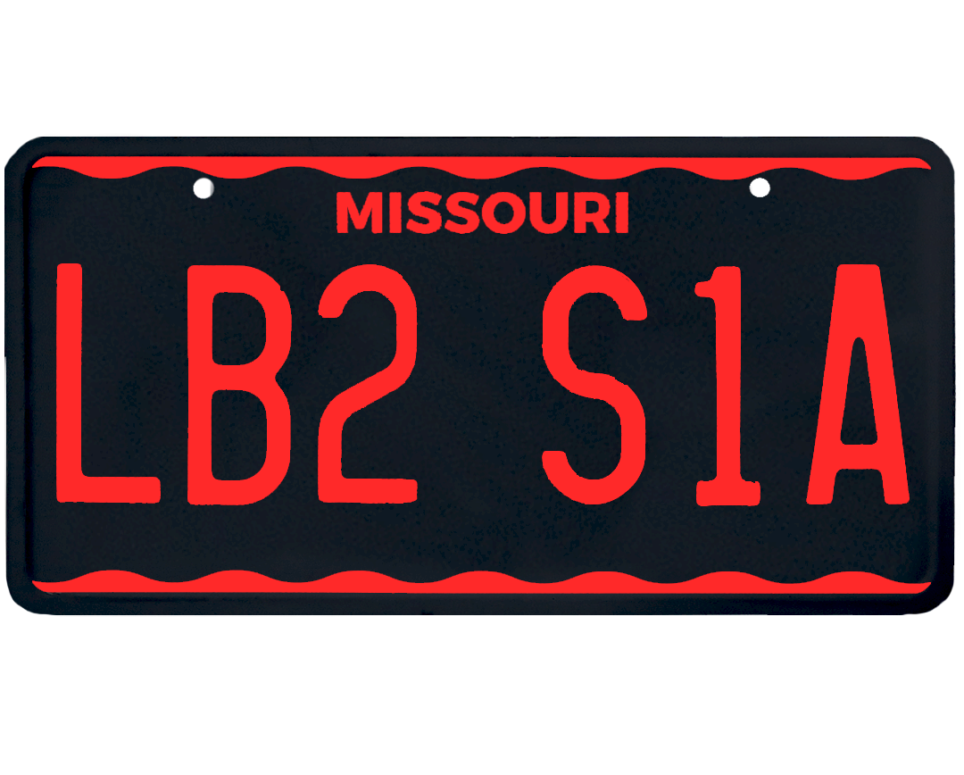 Missouri License Plate Wrap Kit – PlateWraps