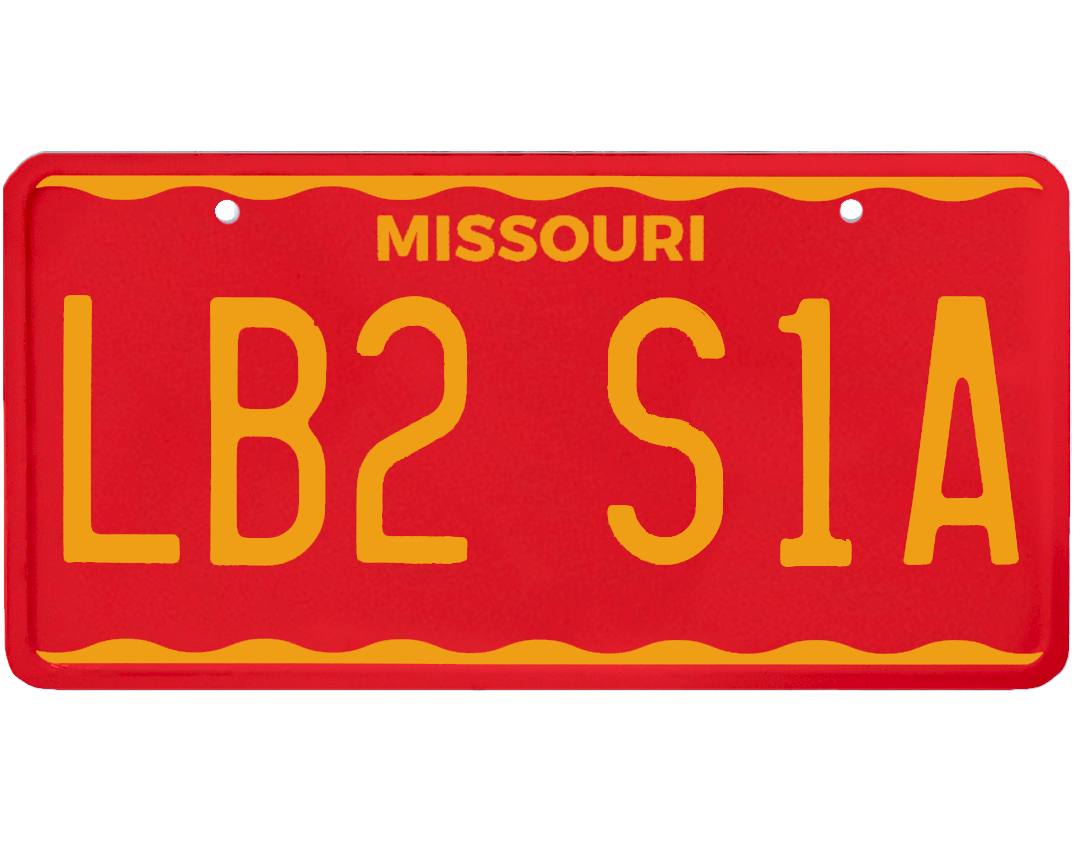 Missouri License Plate Wrap Kit – PlateWraps