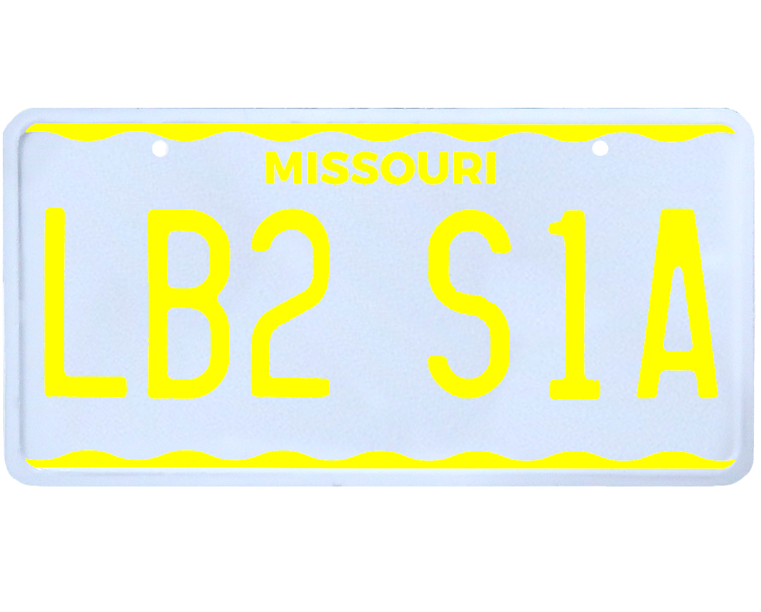 Missouri License Plate Wrap Kit – PlateWraps