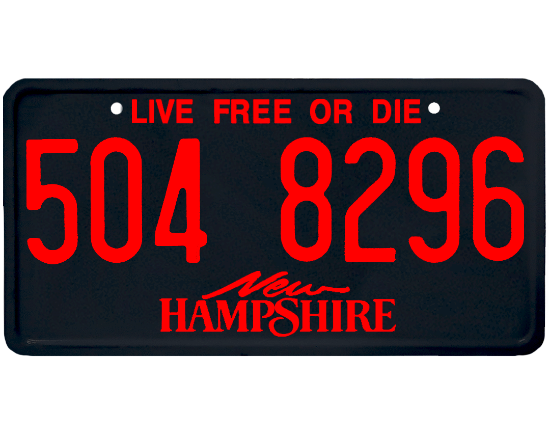 New Hampshire License Plate Wrap Kit – PlateWraps