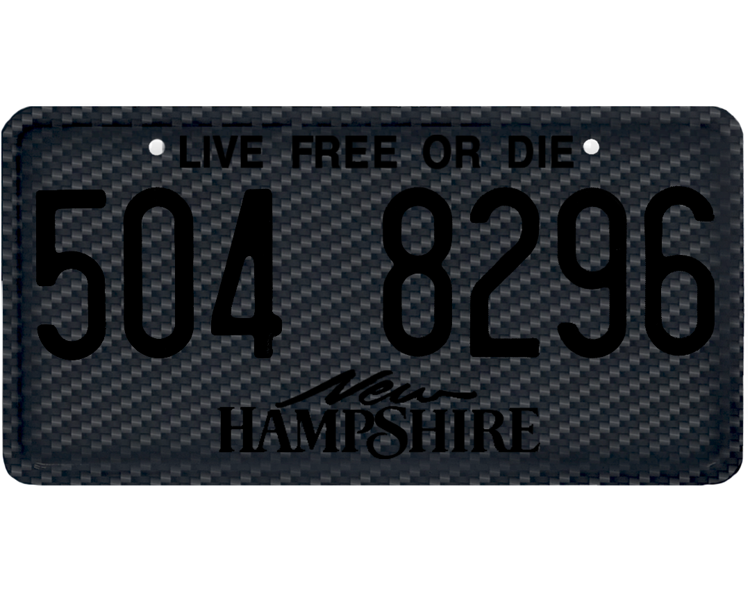New Hampshire License Plate Wrap Kit – PlateWraps