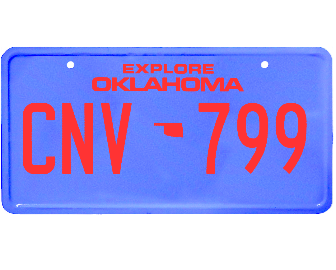 Oklahoma License Plate Wrap Kit – PlateWraps