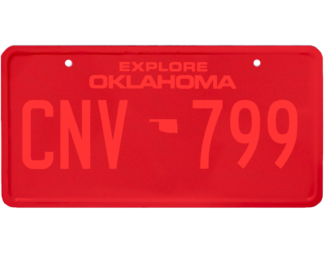 Oklahoma License Plate Wrap Kit – PlateWraps