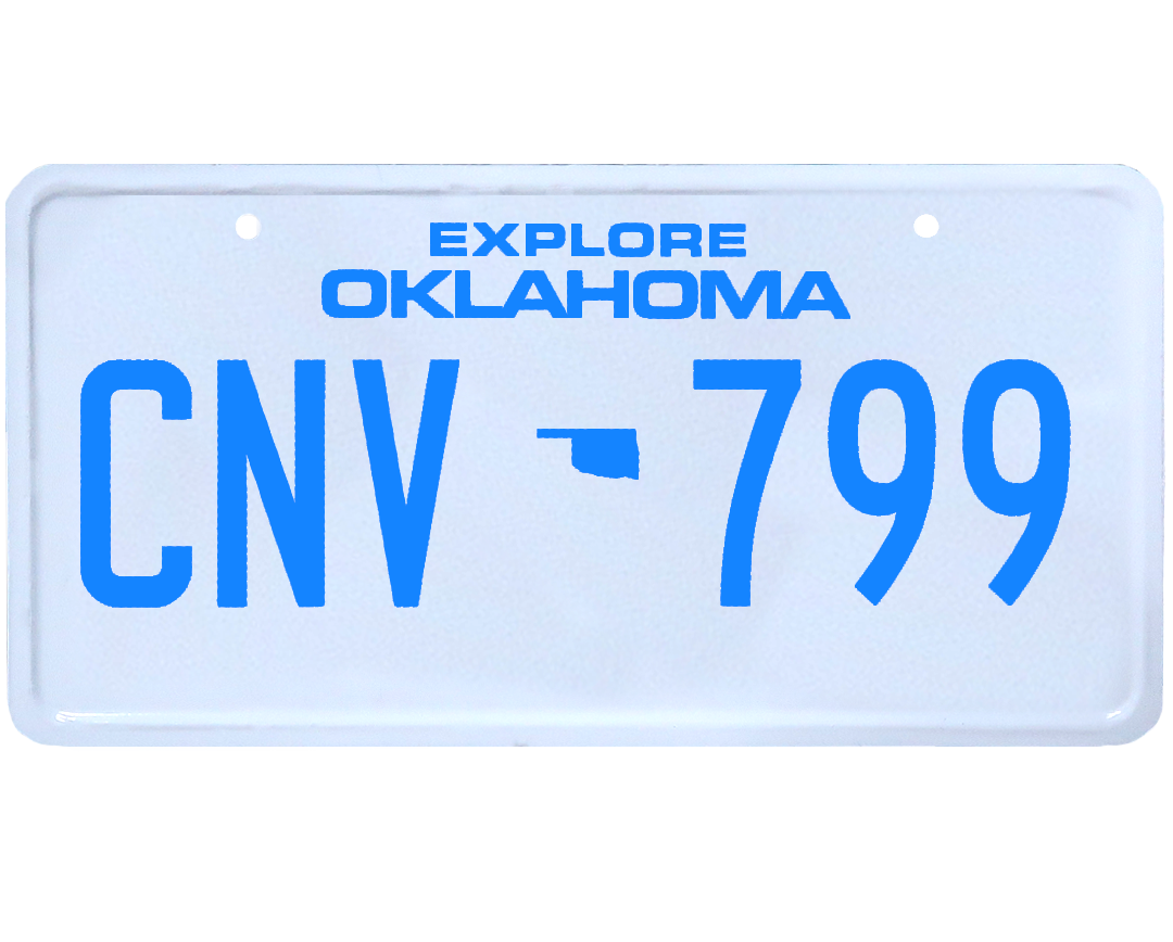 Oklahoma License Plate Wrap Kit – PlateWraps