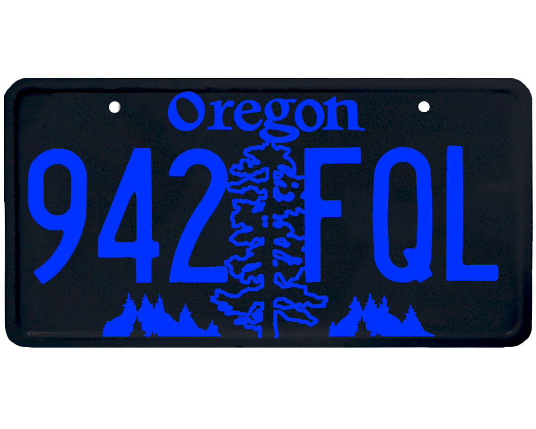 Oregon License Plate Wrap Kit – PlateWraps