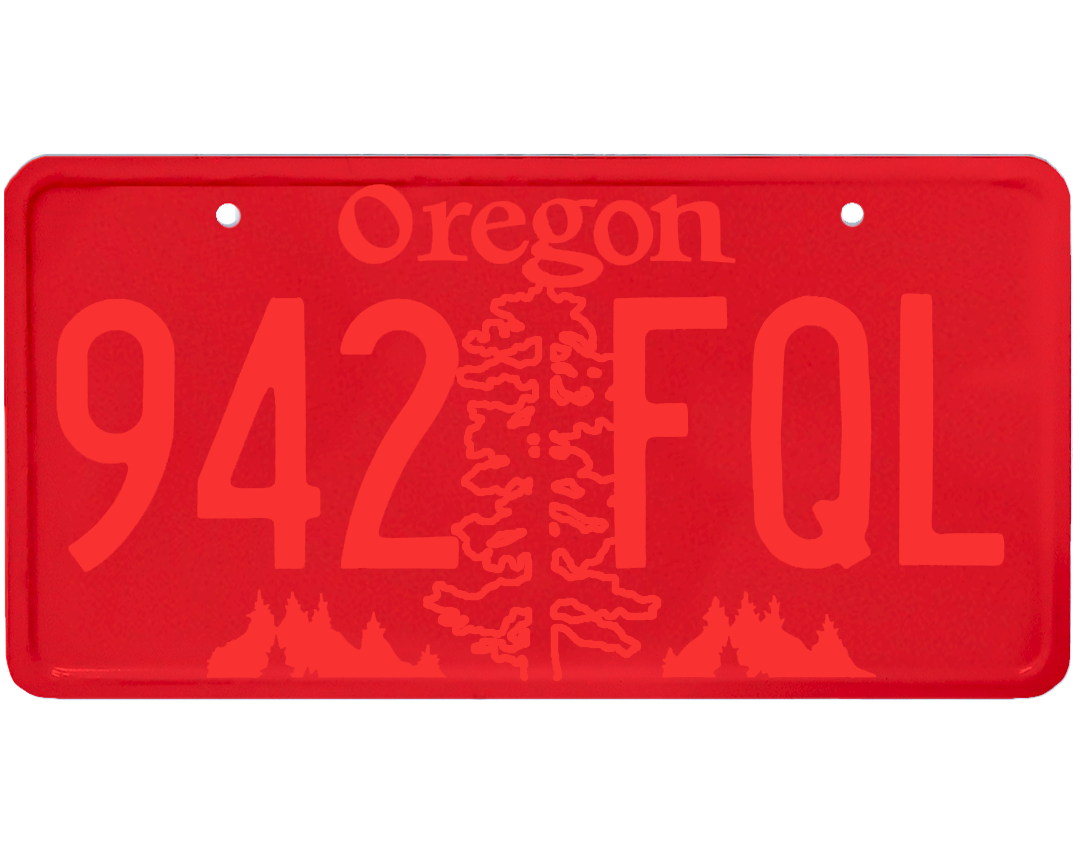 Oregon License Plate Wrap Kit – PlateWraps