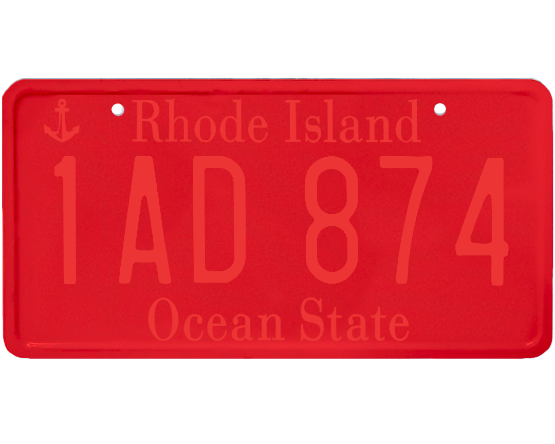 Rhode Island License Plate Wrap Kit – PlateWraps