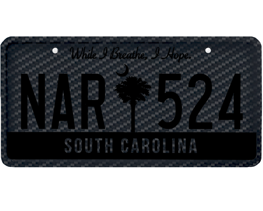 South Carolina License Plate Wrap Kit – PlateWraps