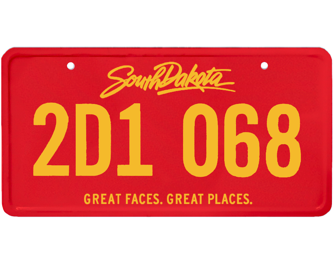 South Dakota License Plate Wrap Kit – PlateWraps