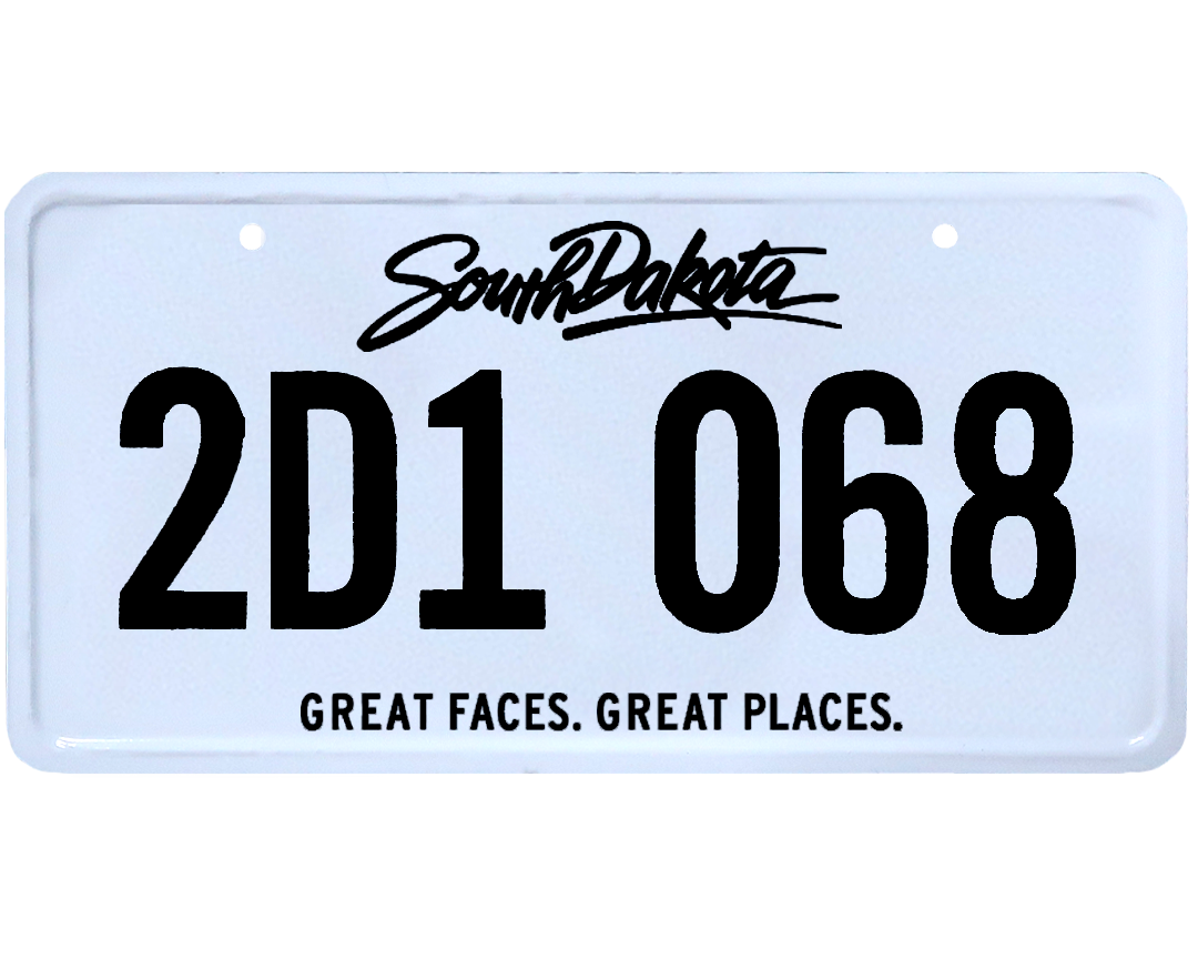 South Dakota License Plate Wrap Kit – PlateWraps