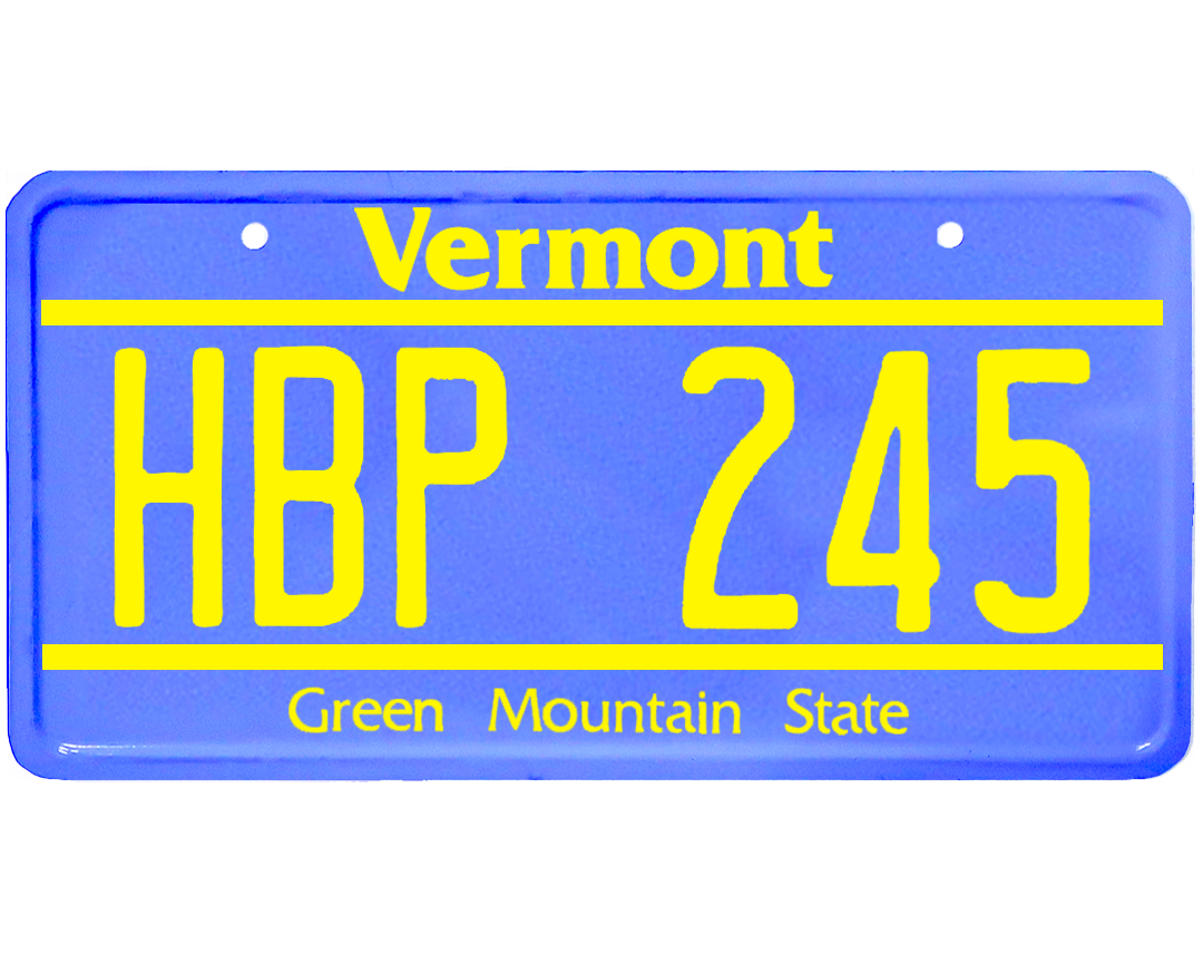 Vermont License Plate Wrap Kit – PlateWraps
