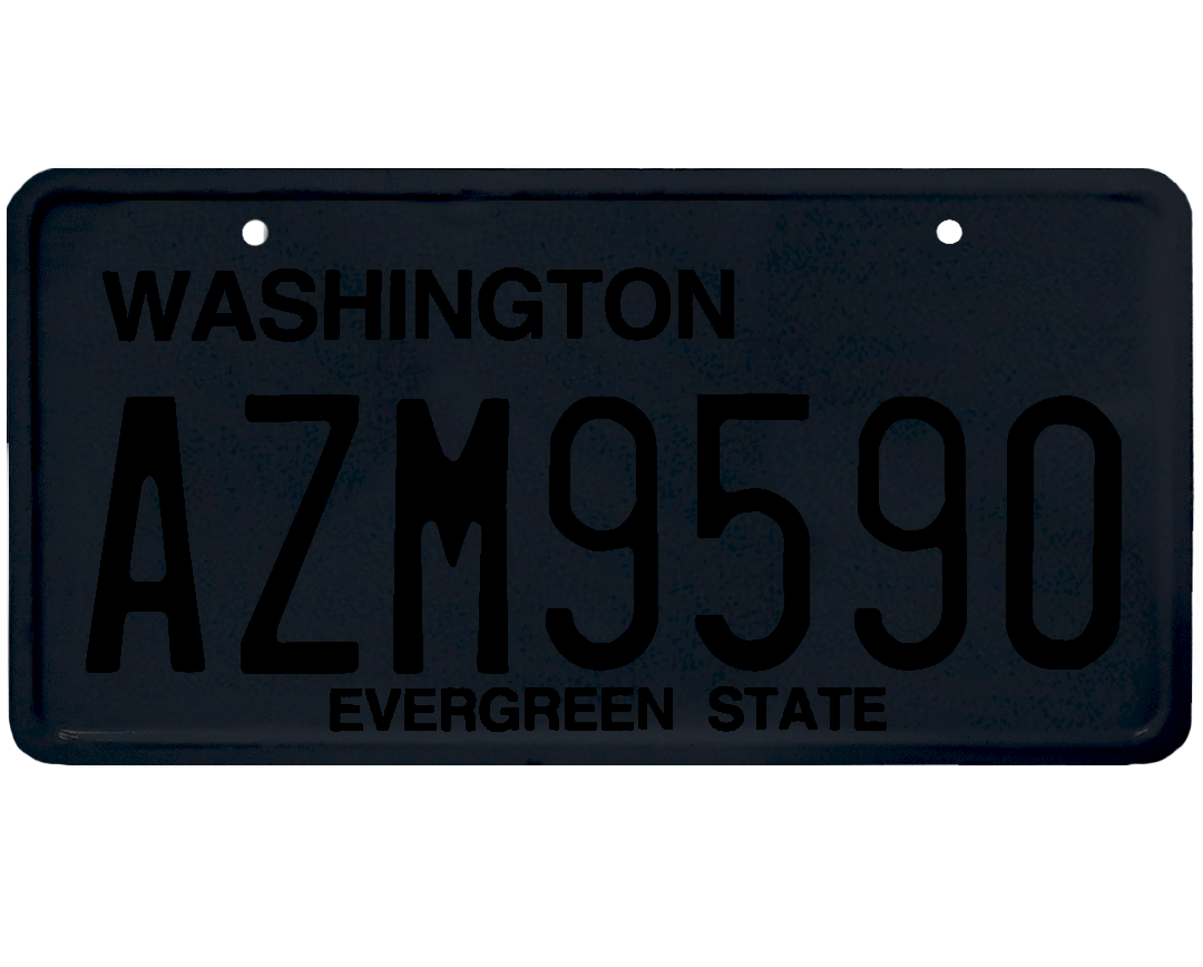 Washington License Plate Wrap Kit – PlateWraps