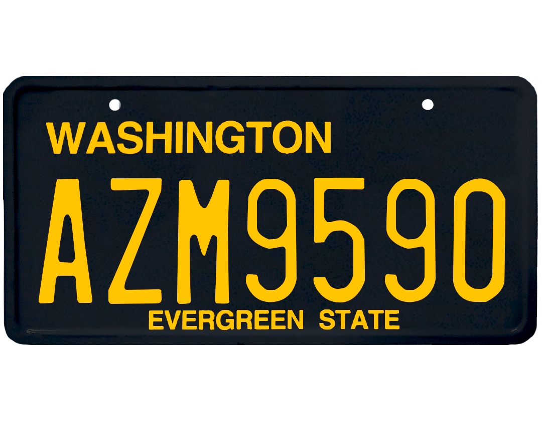 Washington License Plate Wrap Kit – PlateWraps