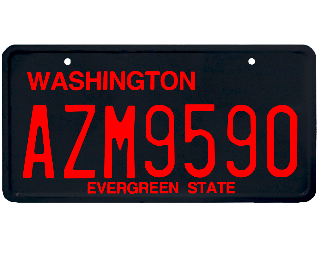 Washington License Plate Wrap Kit – PlateWraps