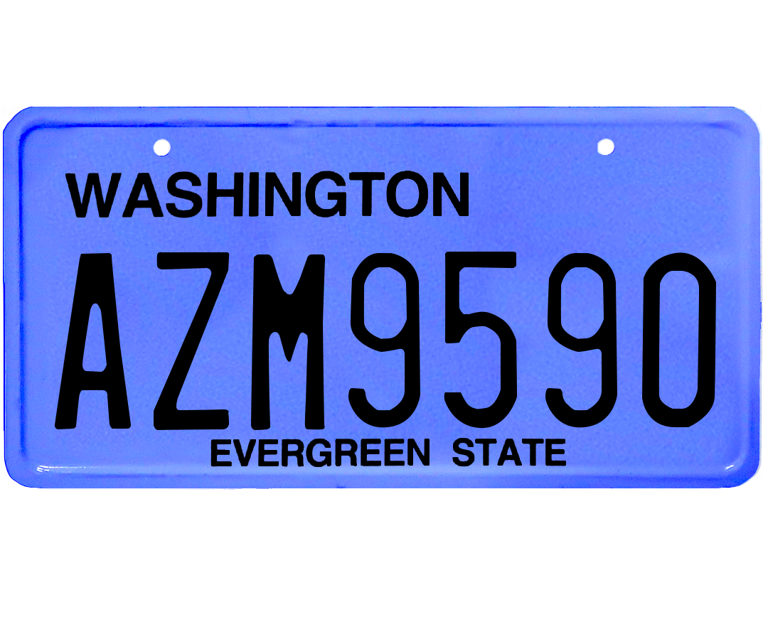 Washington License Plate Wrap Kit – PlateWraps