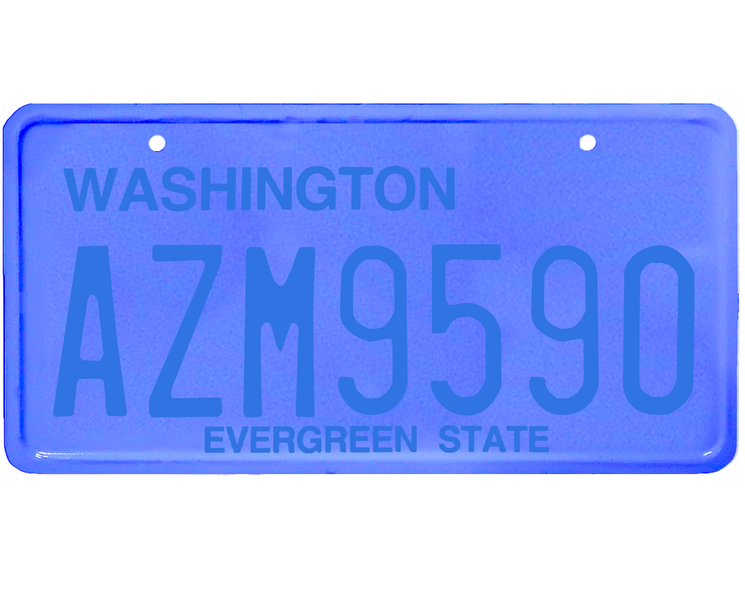 Washington License Plate Wrap Kit – PlateWraps