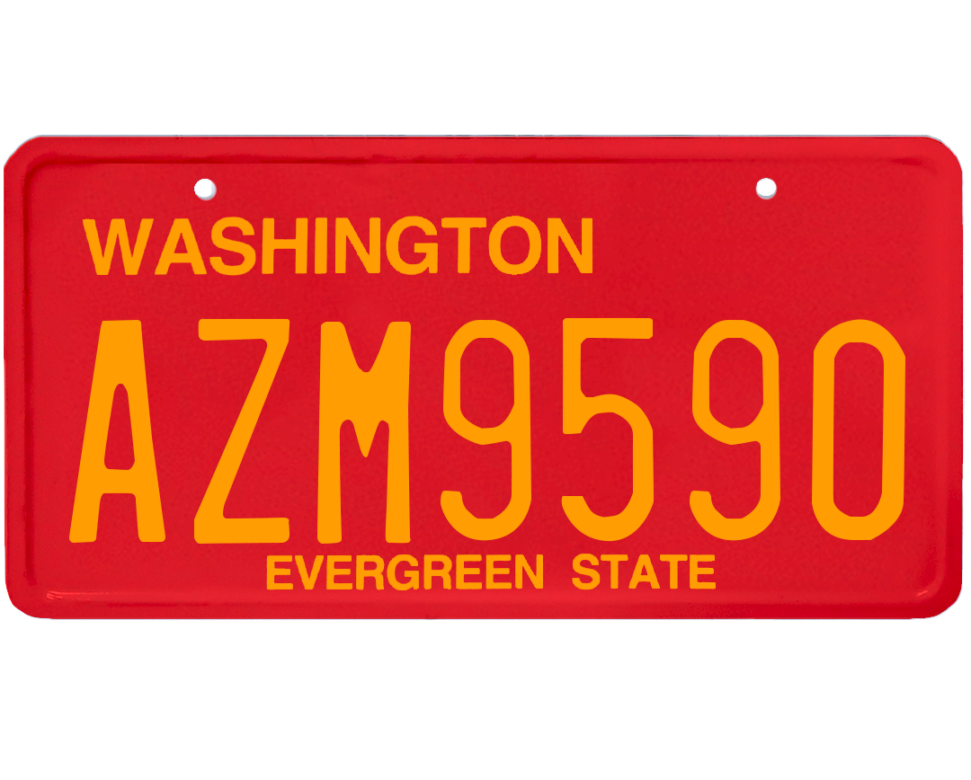 Washington License Plate Wrap Kit – PlateWraps
