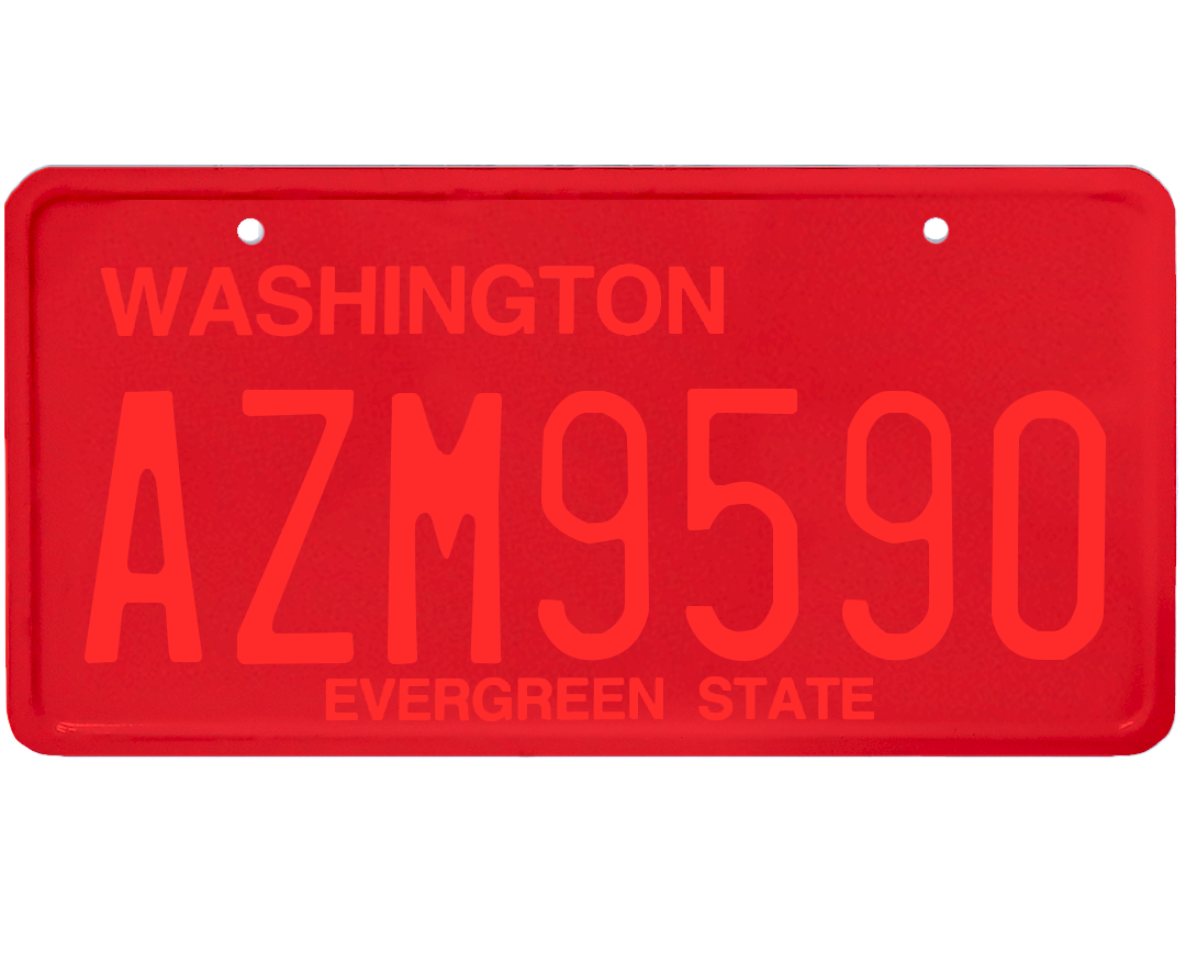 Washington License Plate Wrap Kit – PlateWraps