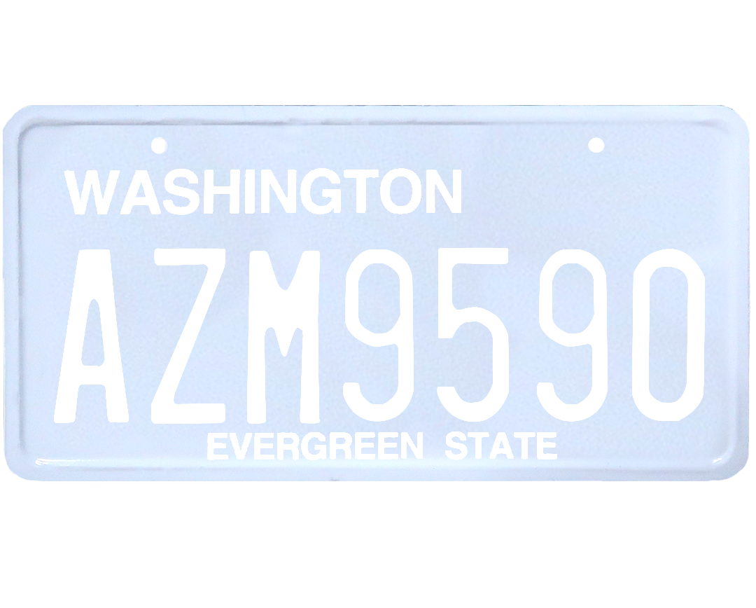 Washington License Plate Wrap Kit – PlateWraps