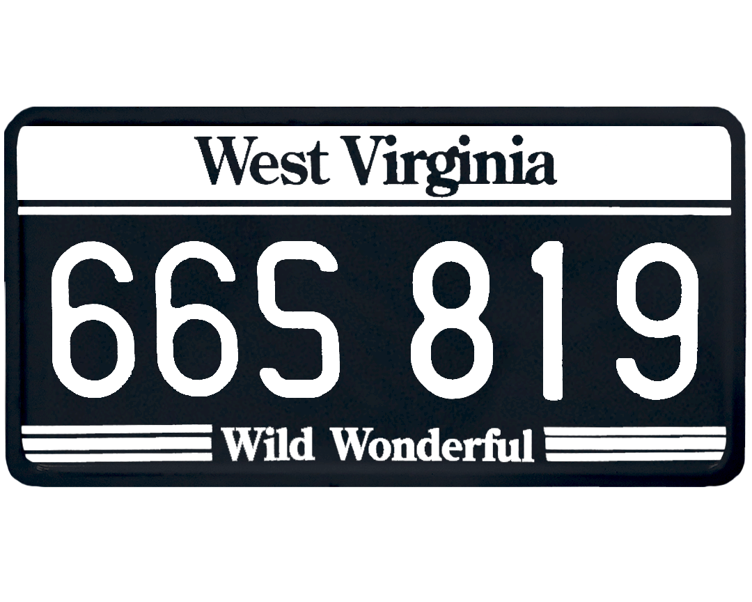 West Virginia License Plate Wrap Kit – PlateWraps
