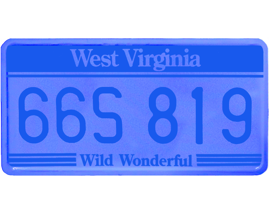 West Virginia License Plate Wrap Kit – PlateWraps
