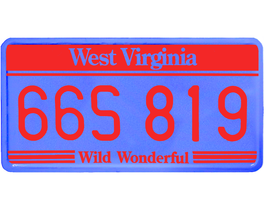 West Virginia License Plate Wrap Kit – PlateWraps
